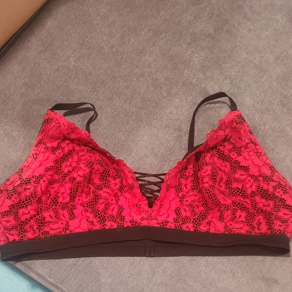 torrid | Intimates & Sleepwear | Torrid Red Lace Bralette | Poshmark